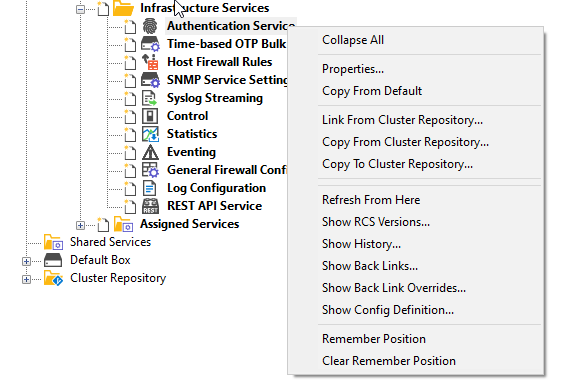 How to configure the boxes with the cluster repository objects - ccFLEX ...